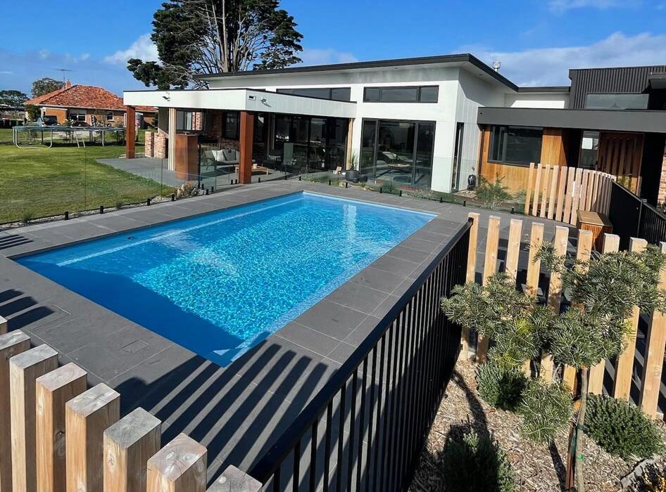 Brampton fibreglass pool in Torquay